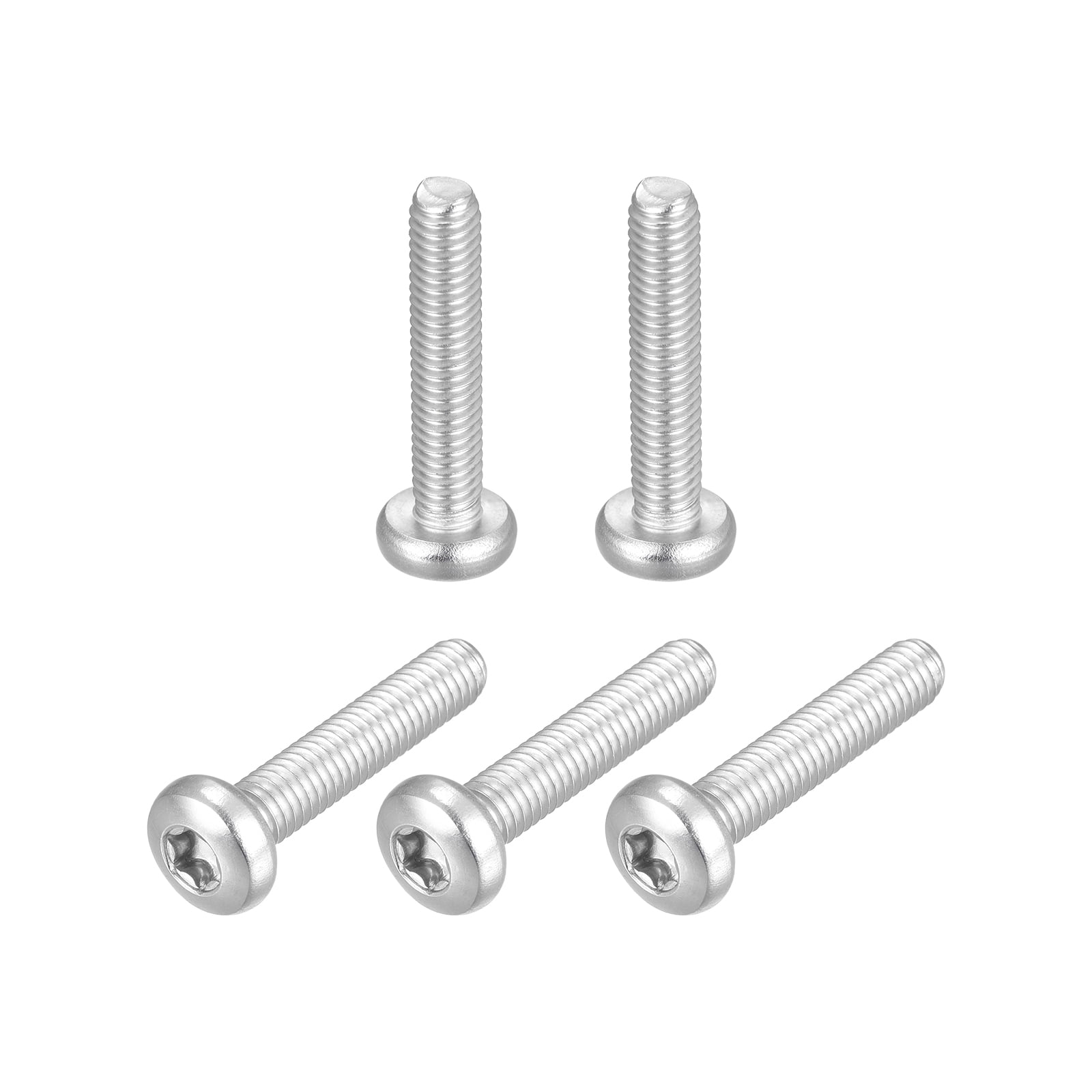 M6x30mm Torx Security Machine Screws, 5 Pack 316 Stainless Steel Pan ...
