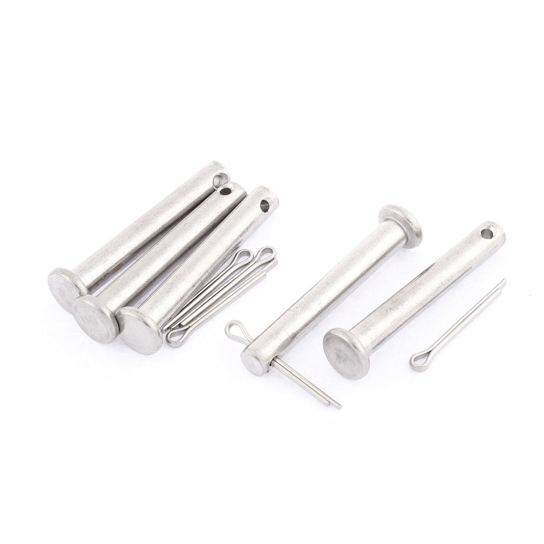 M6x40mm Flat Head 304 Stainless Steel Clevis Pins Fastener 5 Sets - Walmart.com
