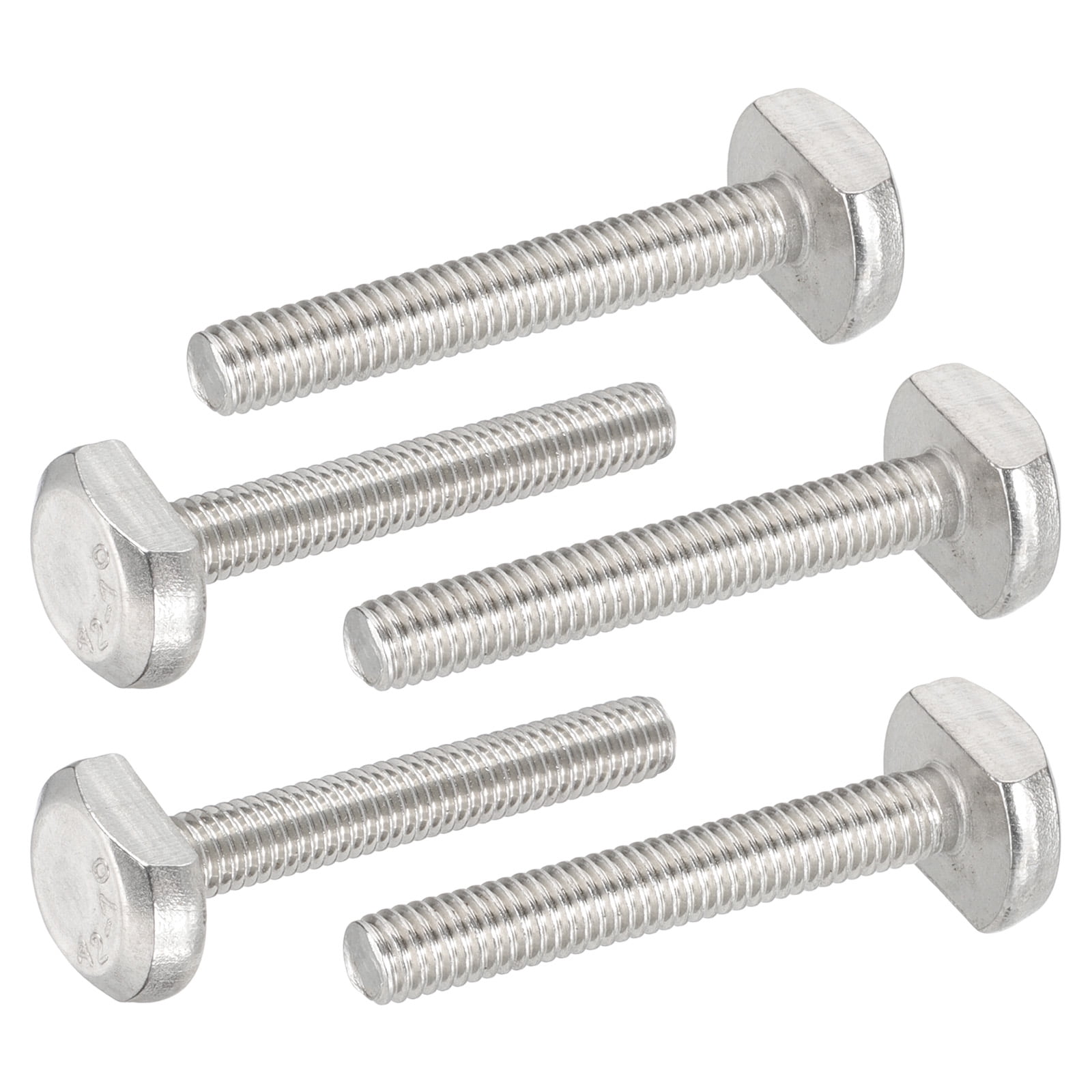 M6x40mm T Slot Bolts 304 Stainless Steel Drop-in Bolt T Shape Stud ...