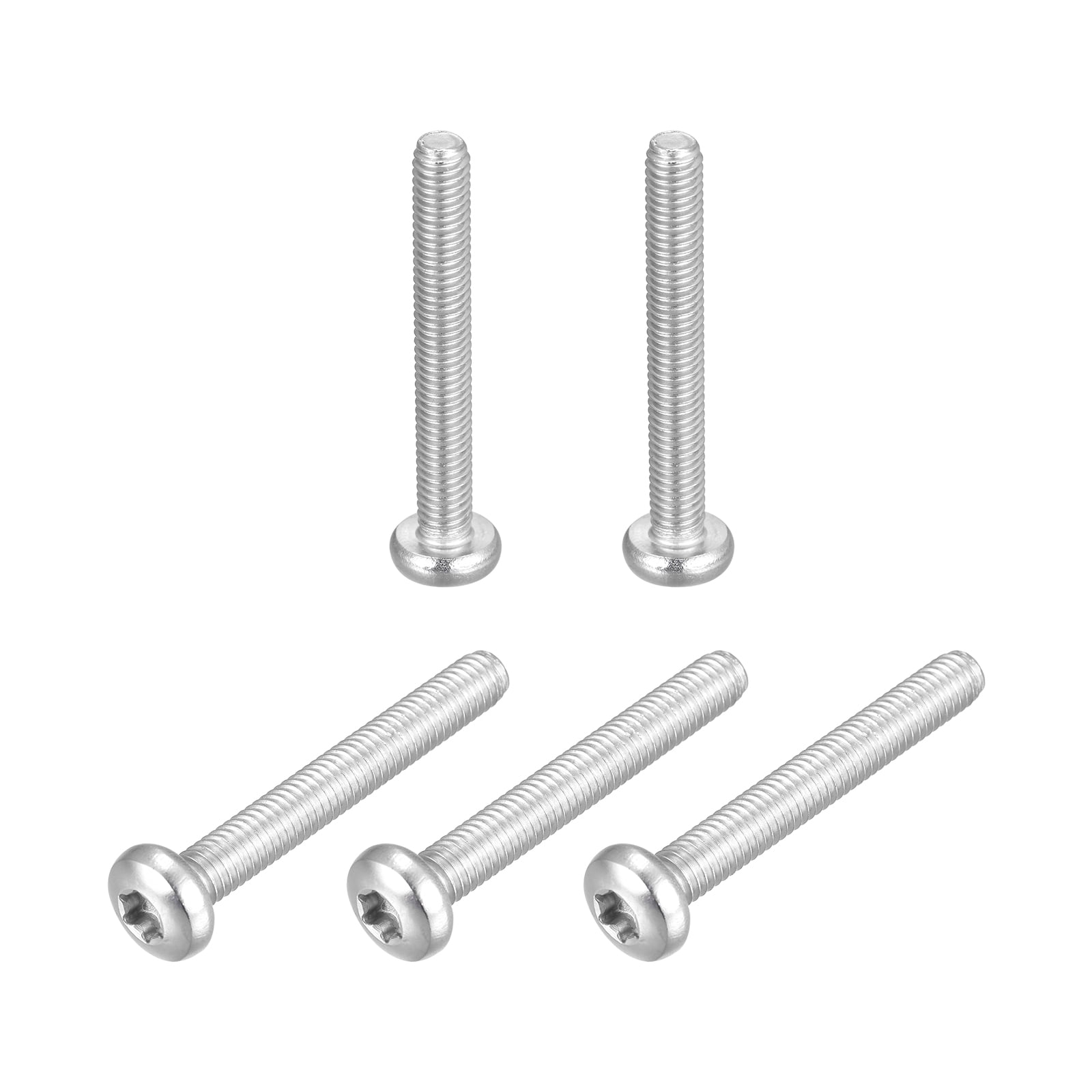 M6x45mm Torx Security Machine Screws, 5 Pack 316 Stainless Steel Pan ...