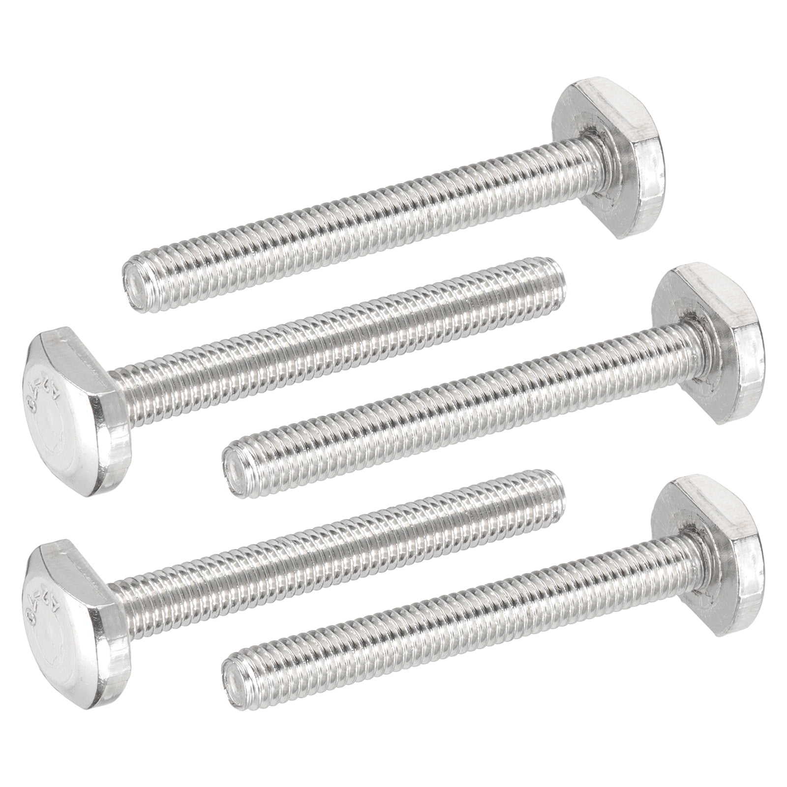 M6x50mm T Slot Bolts 304 Stainless Steel Drop-in Bolt T Shape Stud ...