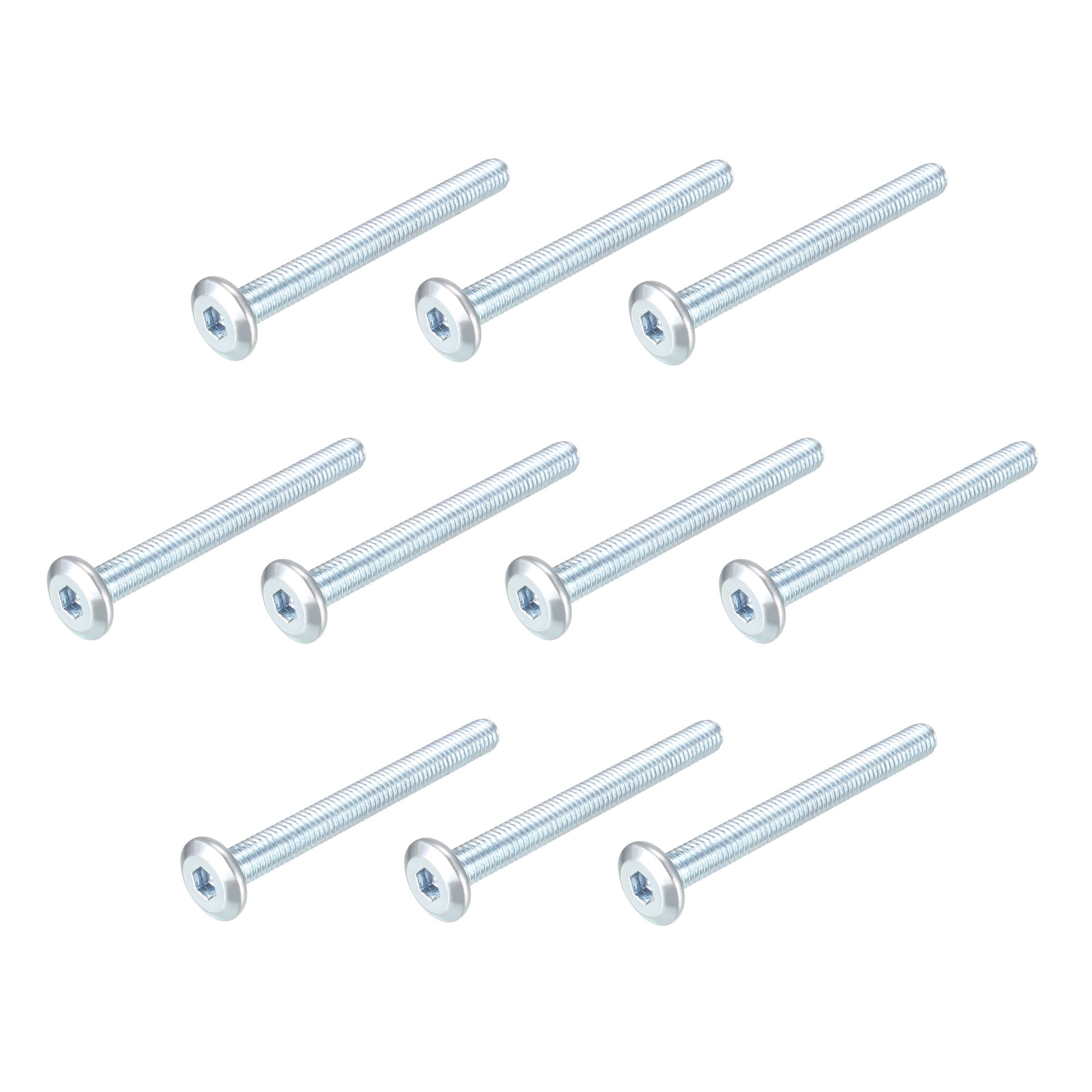 M6x60mm Furniture Screw Hex Socket Cap Machine Screws Zinc Plated ...