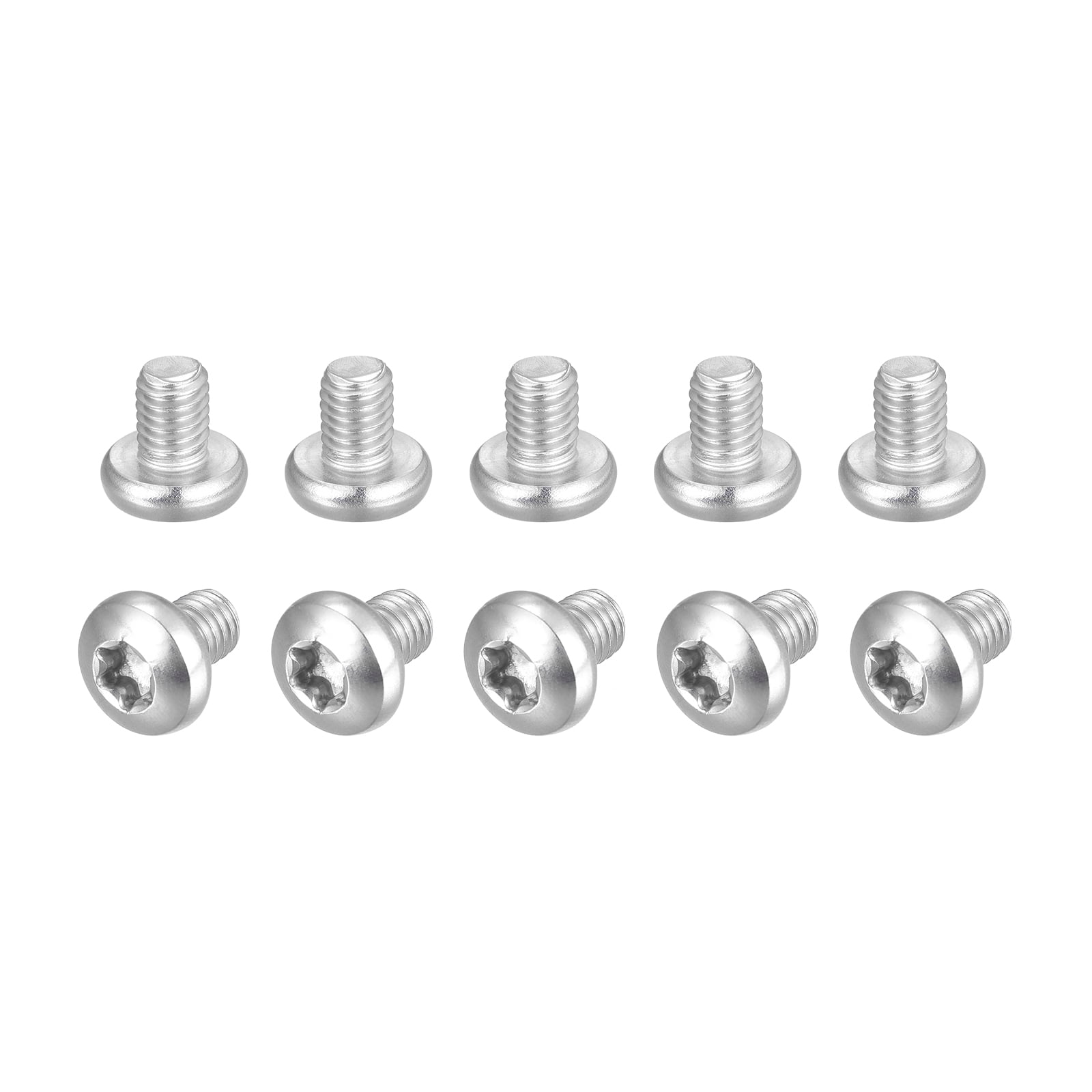 M6x8mm Torx Security Machine Screws, 10 Pack 316 Stainless Steel Pan ...