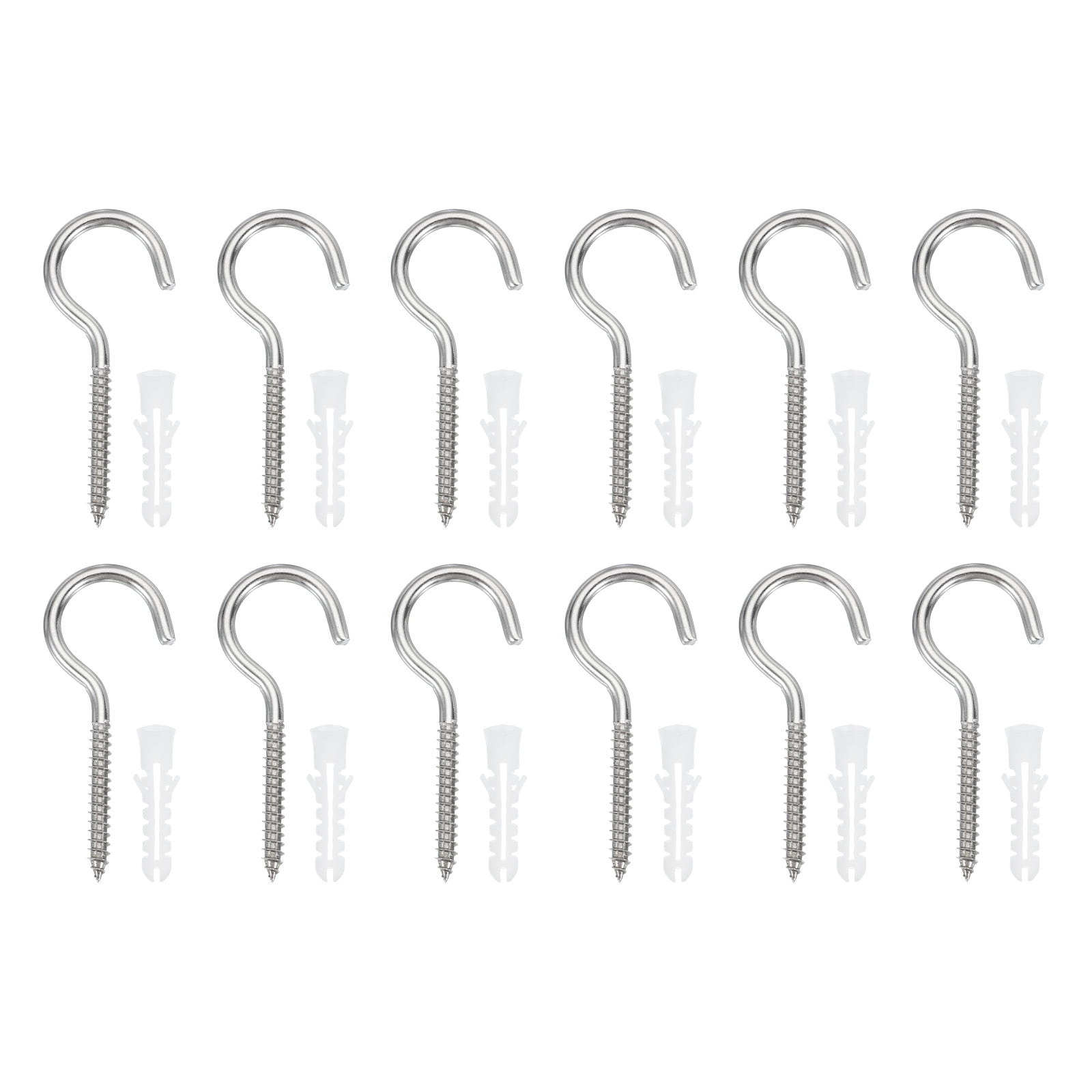 M6x90mm Screw-in Hooks Self Tapping Cup Screw with Expansion Bolt ...