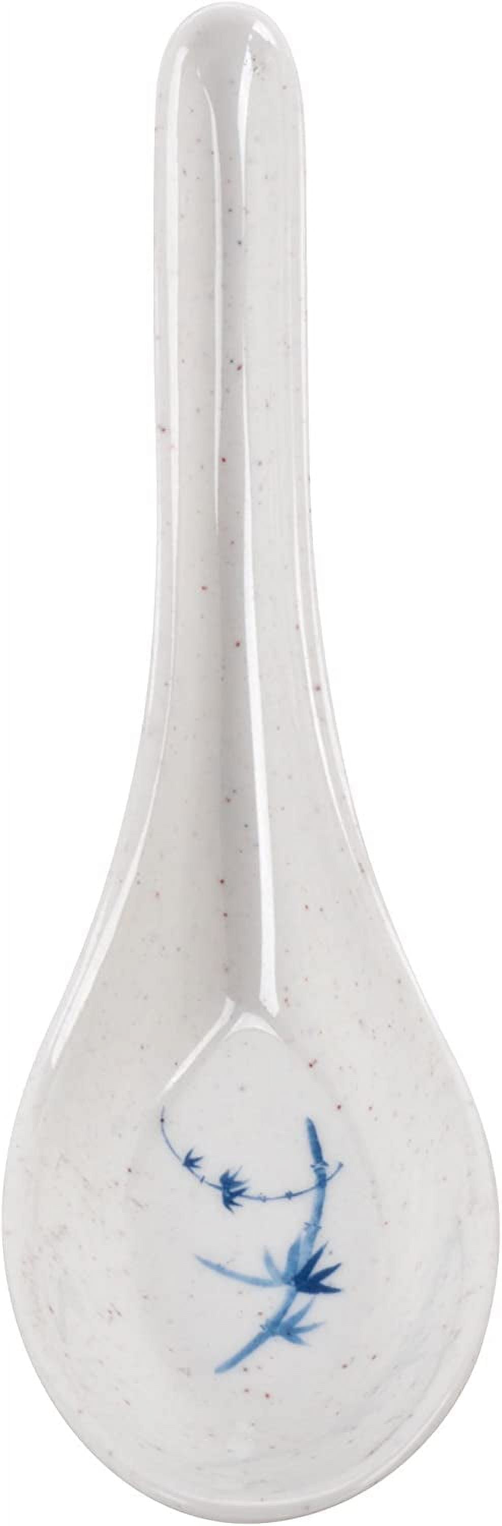 M7003BV Asian Melamine Soba, Rice Spoons/Chinese Won Ton Soup Spoon ...
