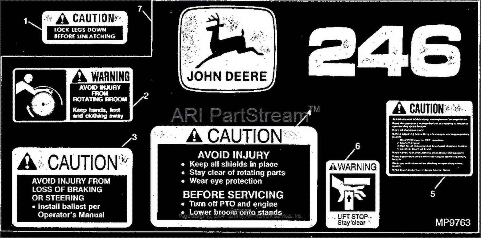 M79392 LABEL fits JOHN DEERE (New OEM) - Walmart.com