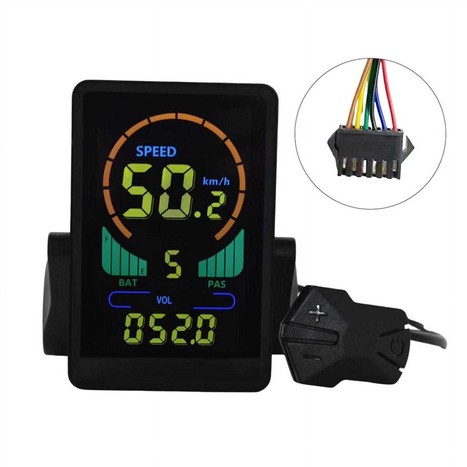 M7C Electric Bike LCD Display Color Meter 24V-60V E Scooter LCD Panel ...