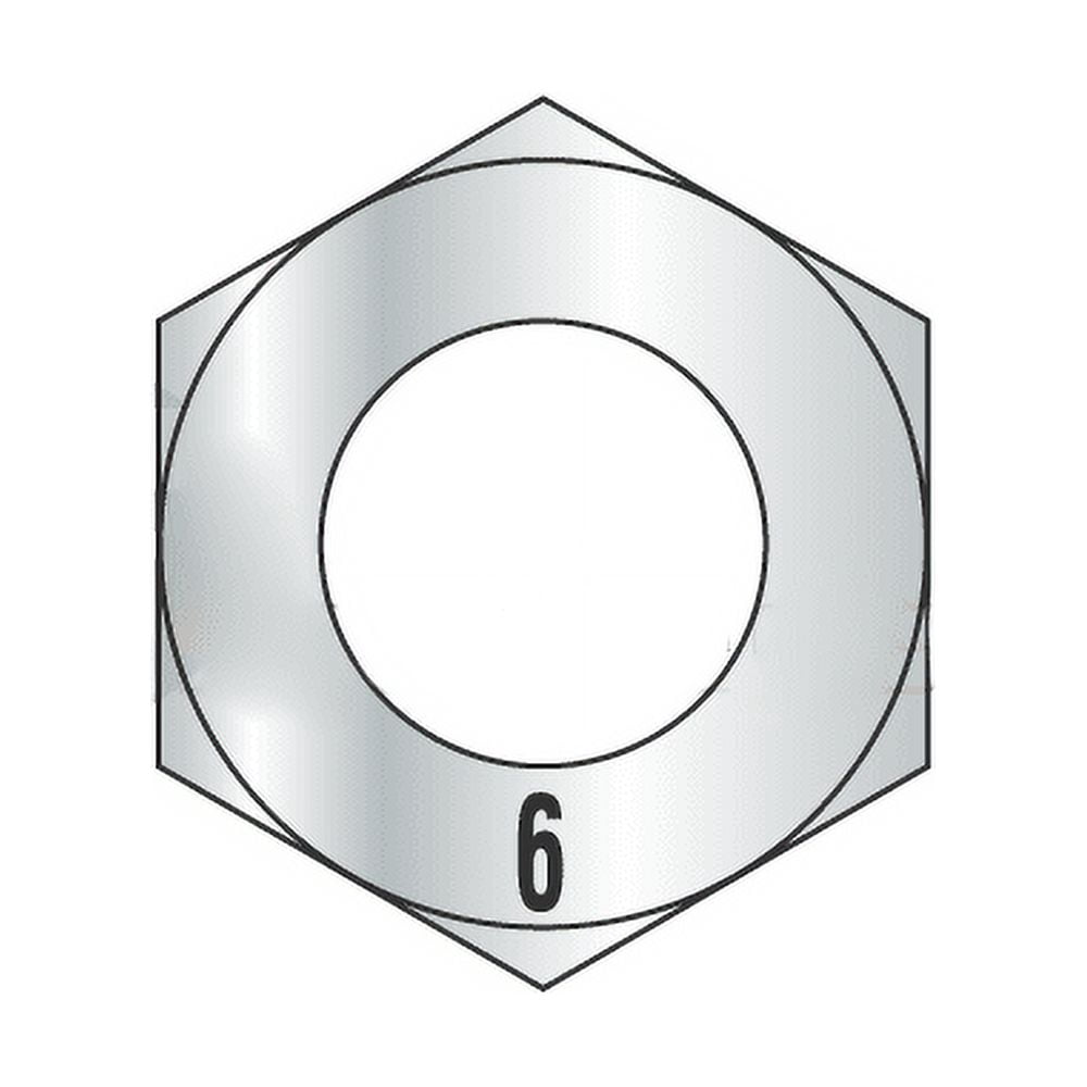 M8-1.25 Finished Hex Nut / Steel Metric Class 6 / Zinc (Quantity: 2550 ...