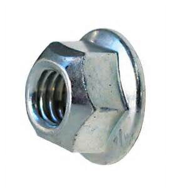 M8-1.25 Hex Flange Lock Nut, DIN 6927, Prevailing Torque, Class 8, Zinc ...