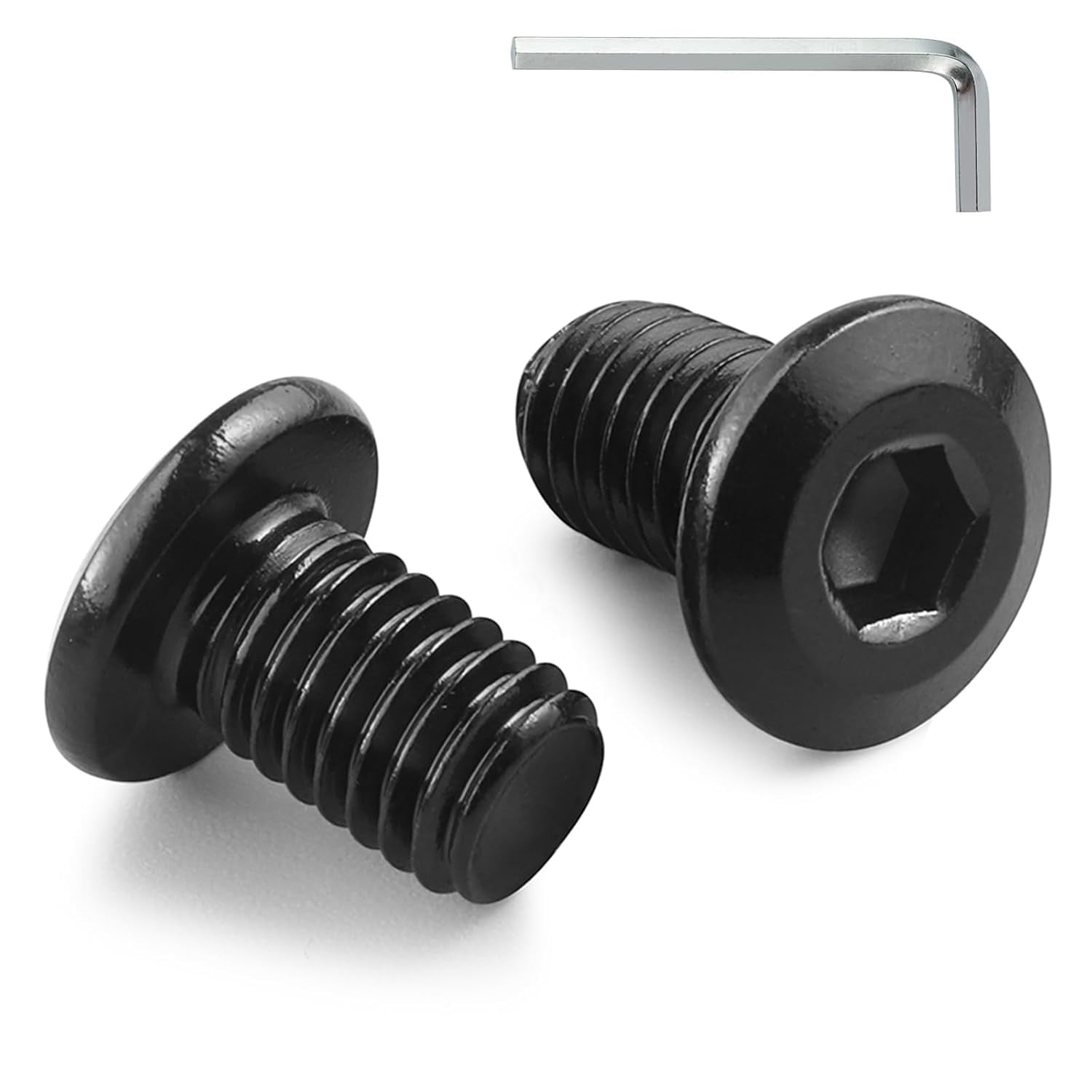 M8-1.25 x 15mm Flat Head Hex Socket Cap Screws Bolts 20Pcs, M8 Bolt 304 ...