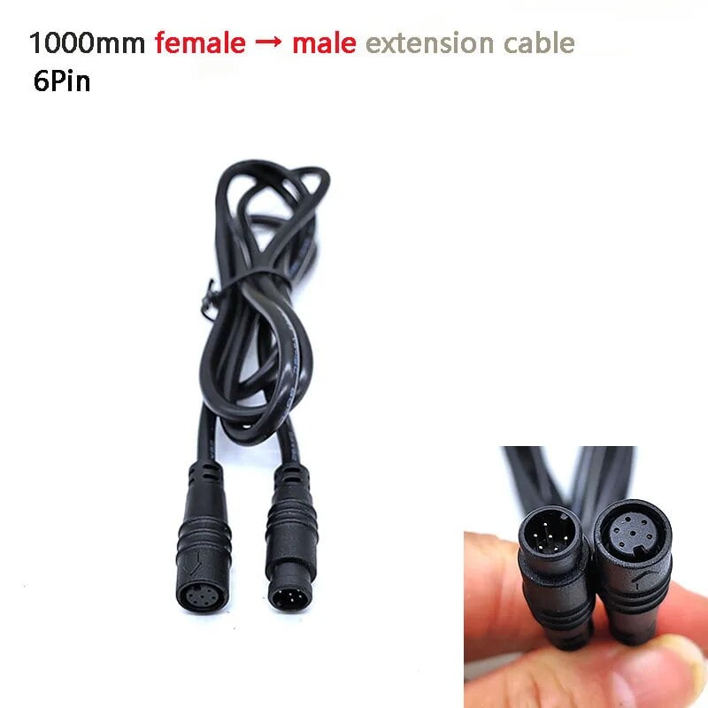 M8 2 3 4 5 6 8Pin Electric Bicycle Plug Connector Scooter E-bike sensor ...