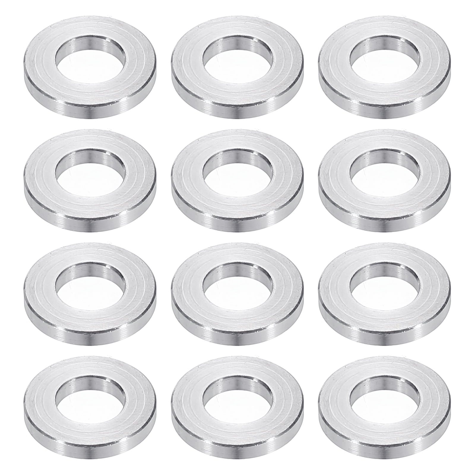 M8 Aluminum Spacers, 12 Pcs Metal Spacers Aluminum 8.2mm ID x 16mm OD x ...