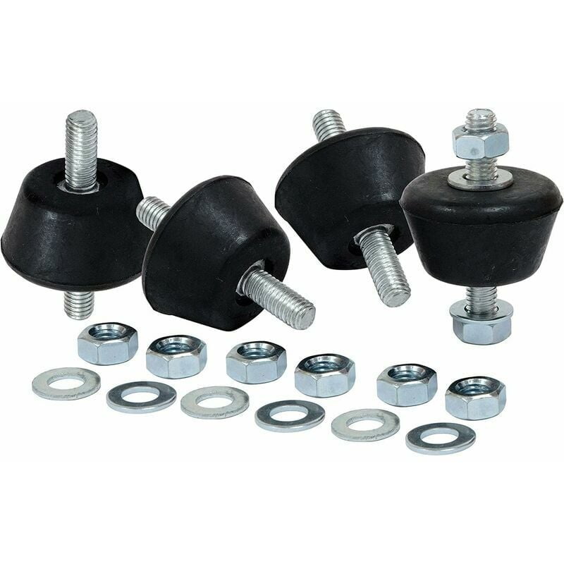 M8 Anti-Vibration Feet for Reversible AC, Wall Mount with Nuts ...