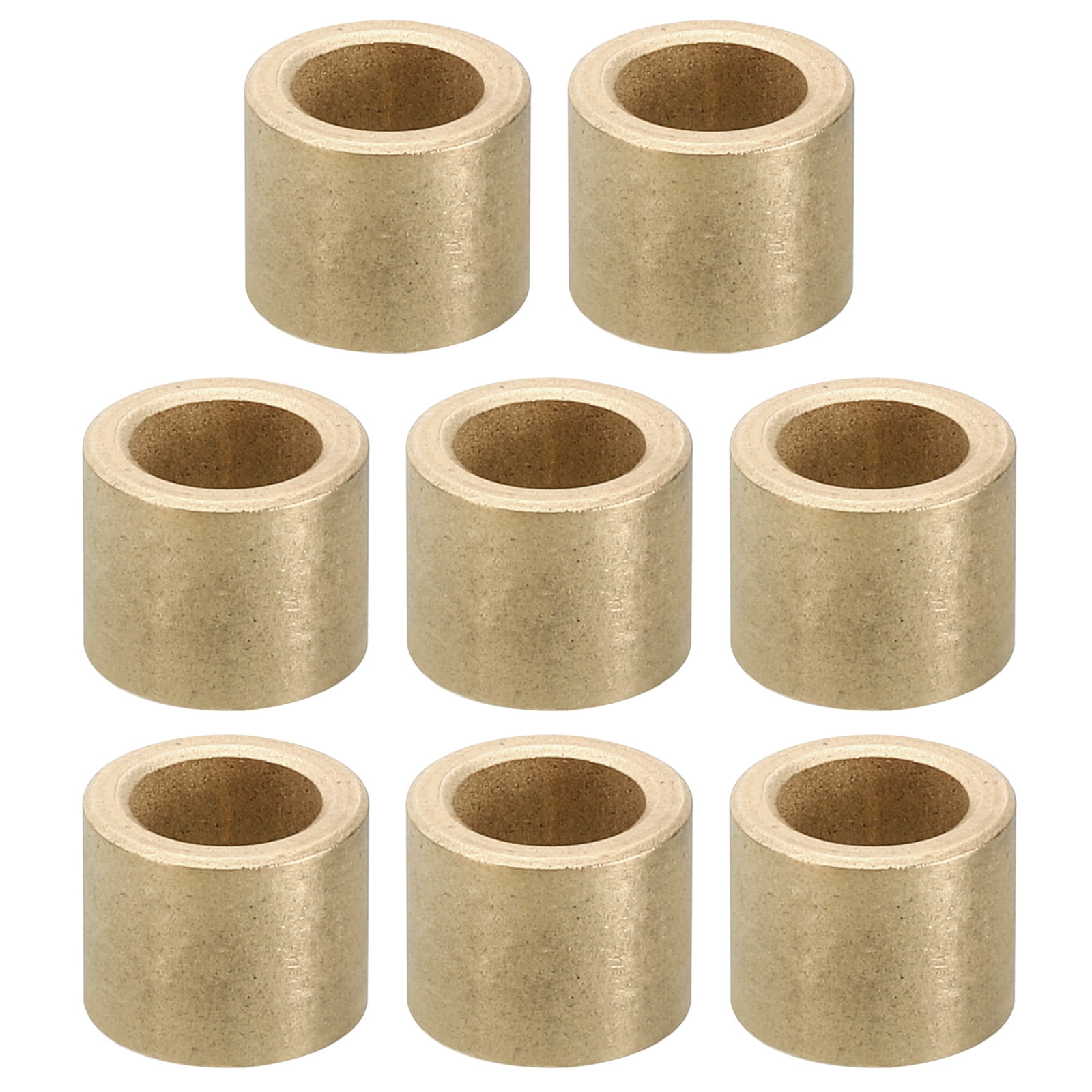 M8 Brass Spacers, 8 Pcs Metal Spacers Brass 8mm ID x 12mm OD x 10mm L ...