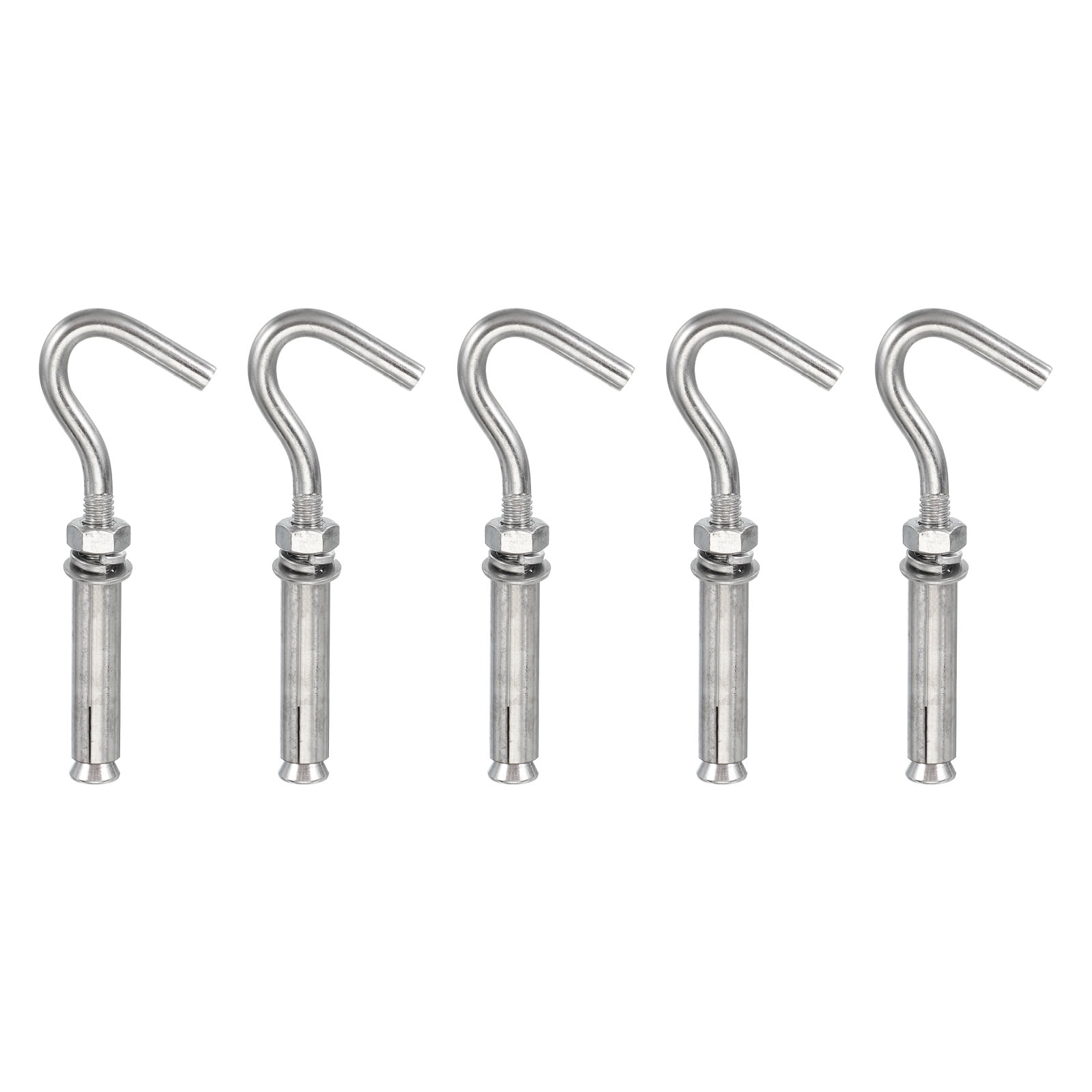 Uxcell Concrete Wall Hook 304 Stainless Steel Expansion Hook Open Cup ...
