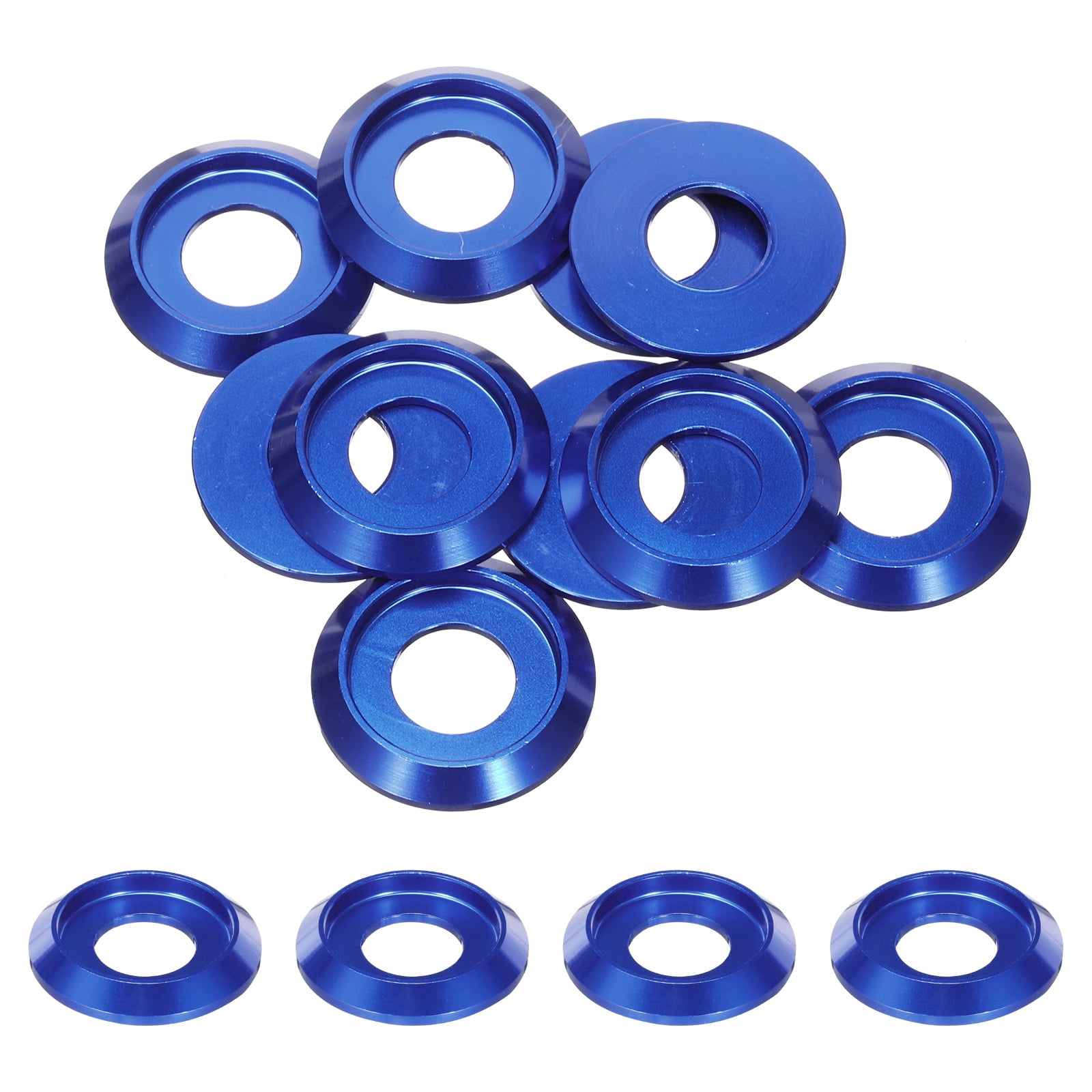 M8 Cone Cup Countersunk Washers,Hole Dia 8mm/0.31" Aluminum 10PCS, Deep ...