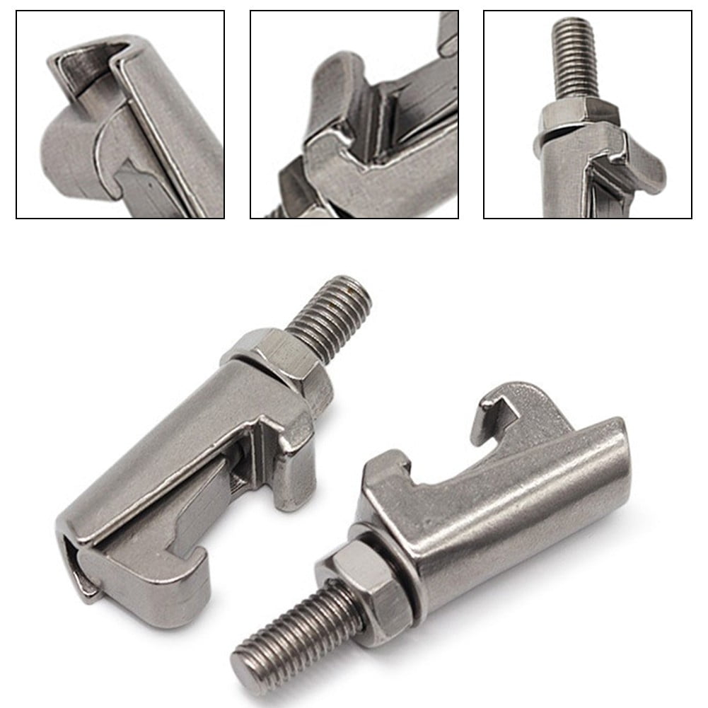 M8 Iso Double Jaw Clamp for Secure Vacuum Connection - 304 Stainless ...