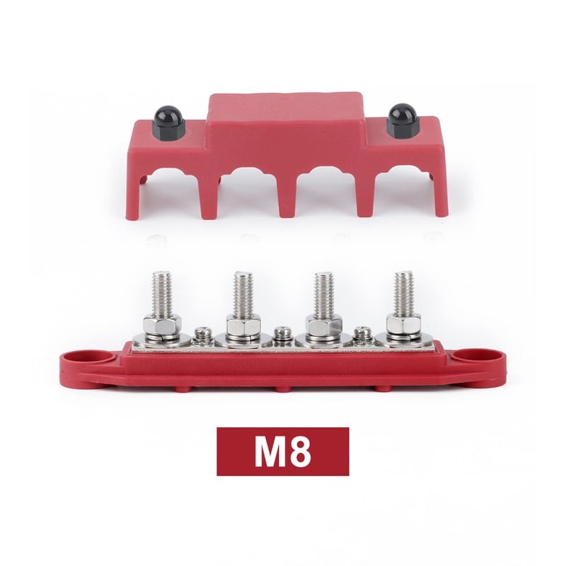 M8 M10 Bus Bar Terminal Positive Negative Battery Power 250A ...