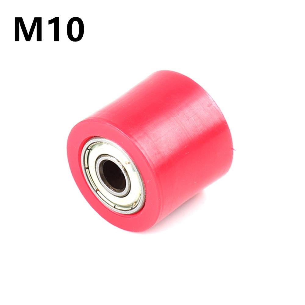 M8 M10 Universal Motorcycle Motocross Drive Chain Roller Pulley Wheel ...