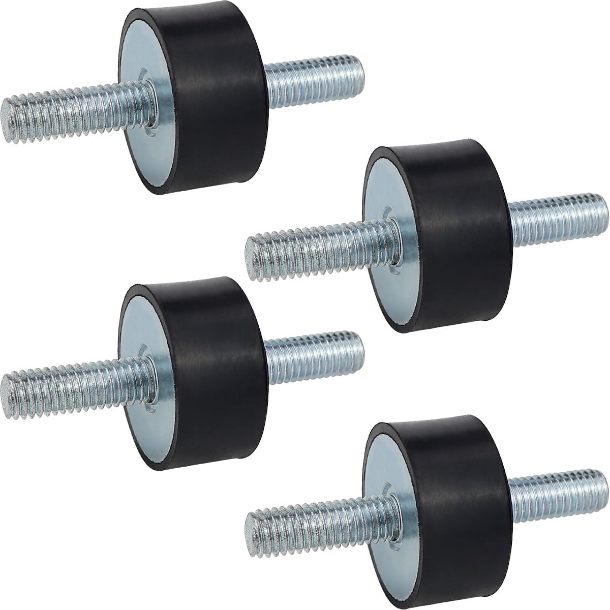 M8 Rubber Mounts Anti Vibration Rubber Bobbins Cylindrical Shock ...