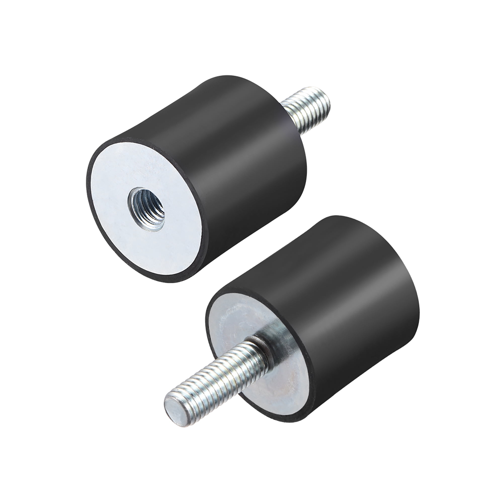 M8 Rubber Mounts Shock Absorber Anti Vibration Isolators 30 x 30mm 4pcs ...