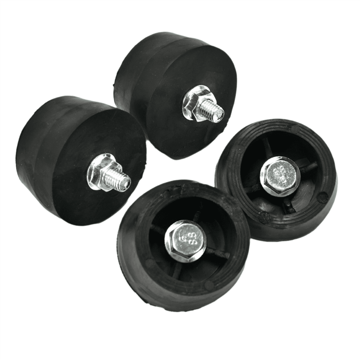 M8 Rubber Studs Shock-Absorber Anti-Vibration Isolator Mounts, Cylindrical Vibration Isolation ...
