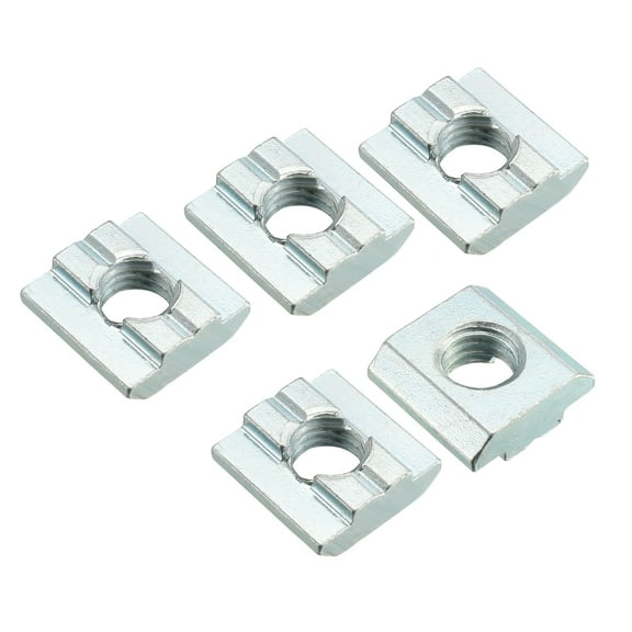 CERPXFF-100 Pcs 2020 Series M5 Half Round Roll in Spring T Nuts, for ...