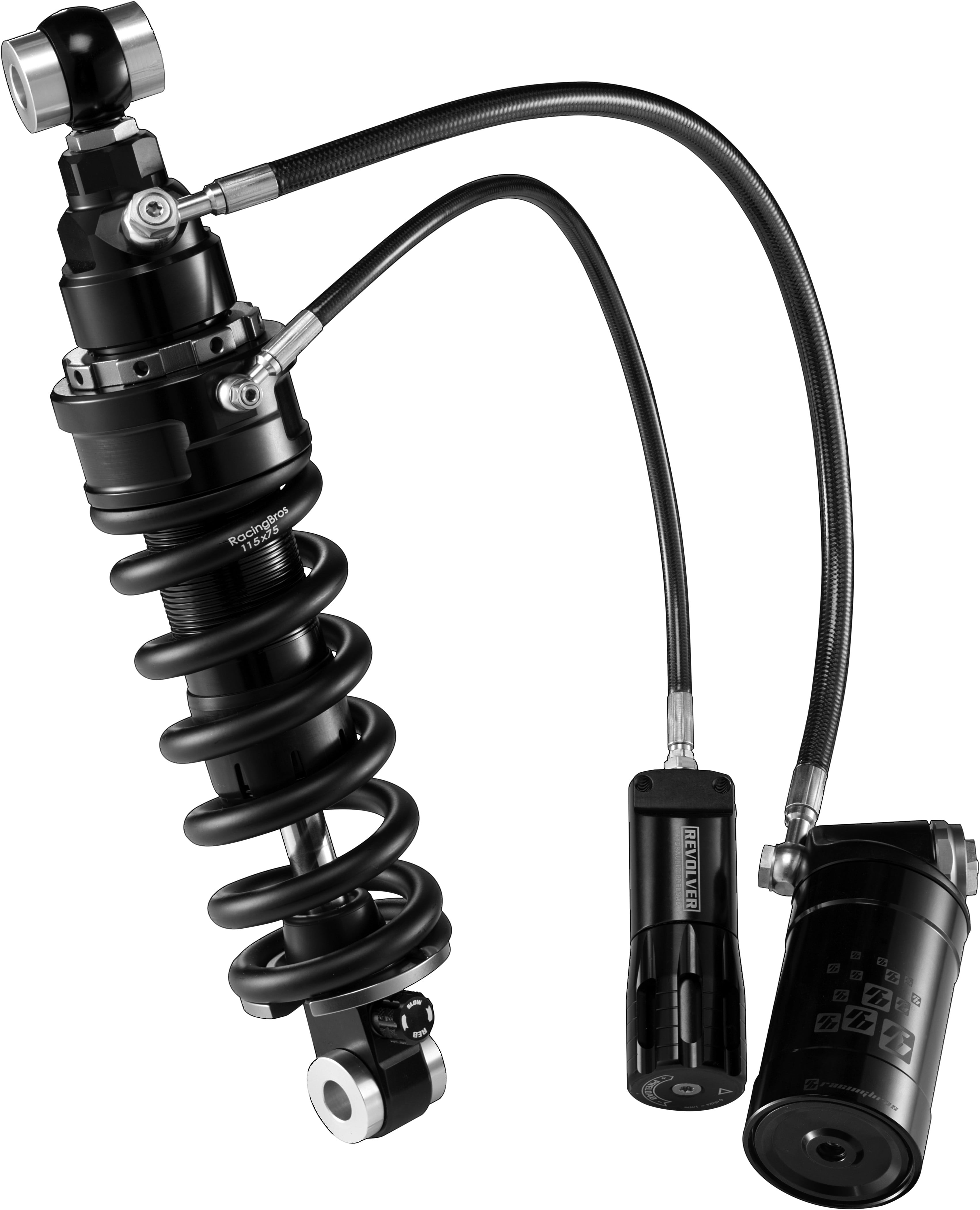 M8 Softail Remote Resv. Shock 13" W/ Preload Adjustable - Walmart.com