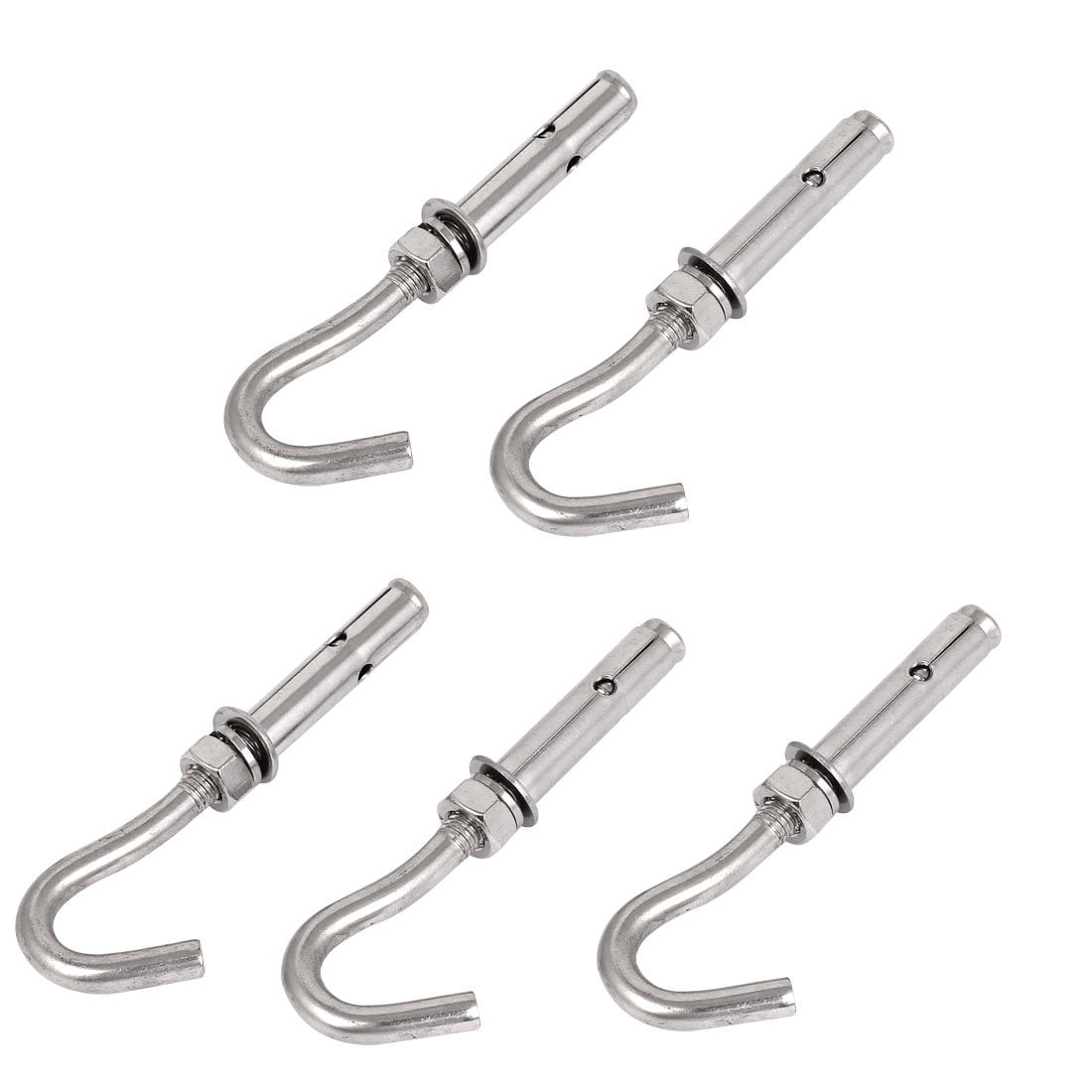 M8 Stainless Steel Expansion Open Hook Anchor Bolts 5pcs - Walmart.com