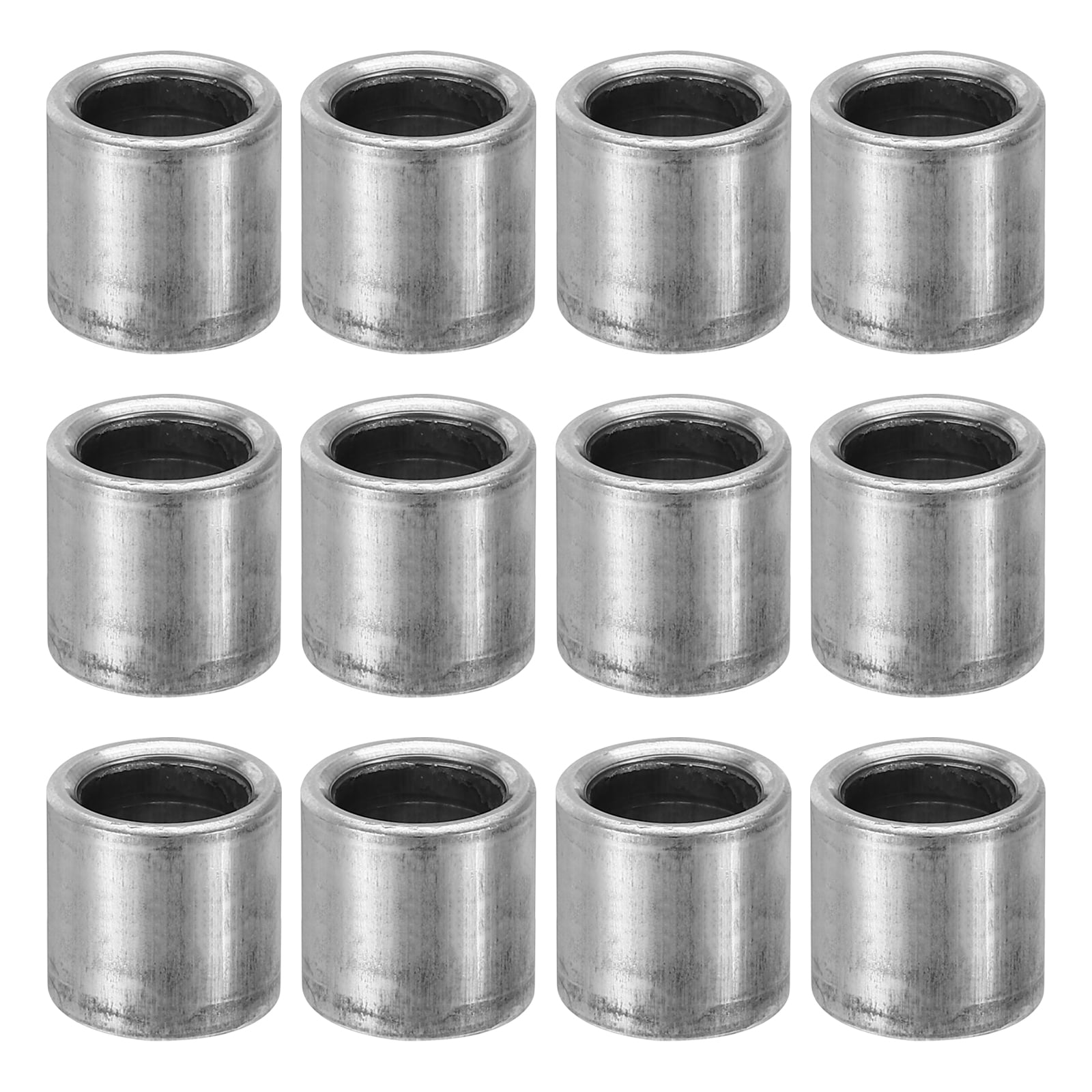 M8 Steel Spacers, 12 Pcs Metal Spacers Steel 8mm ID x 12mm OD x 12mm L Carbon Steel Spacer Screw ...