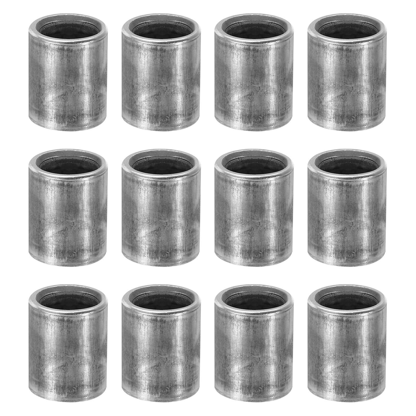 M8 Steel Spacers, 12 Pcs Metal Spacers Steel 8mm ID x 12mm OD x 15mm L ...