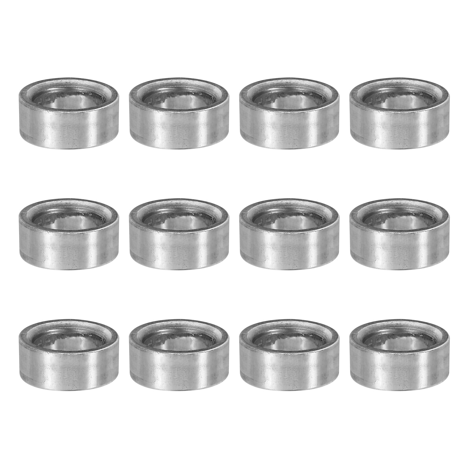M8 Steel Spacers, 12 Pcs Metal Spacers Steel 8mm ID x 12mm OD x 5mm L ...