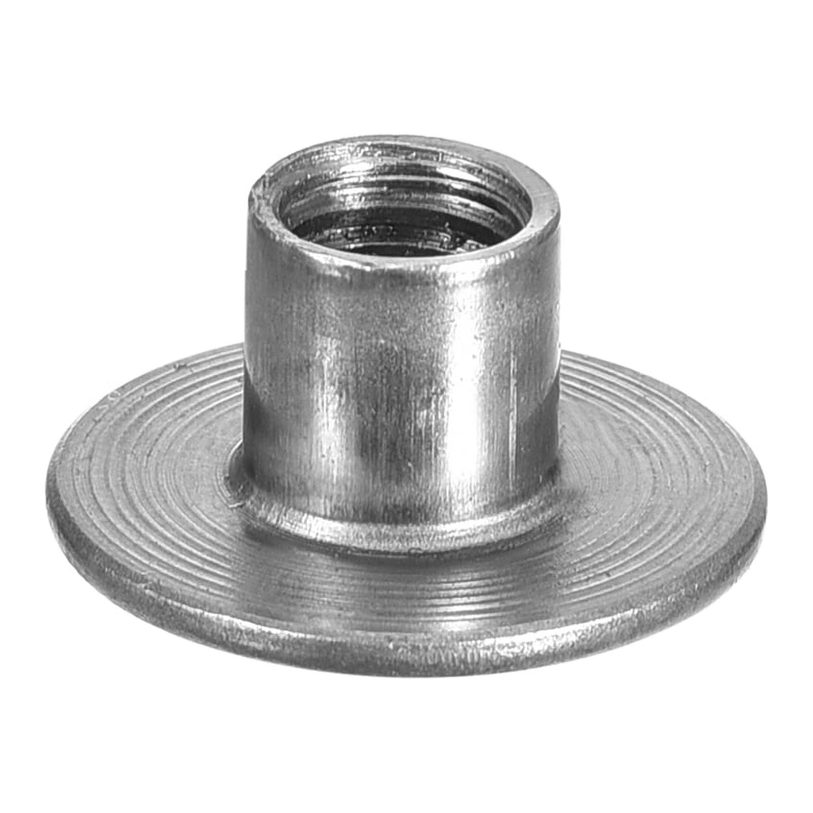 M8 T-nuts, 24 Pack Carbon Steel Tee Nuts, Round Base Weld Nuts 10mm ...