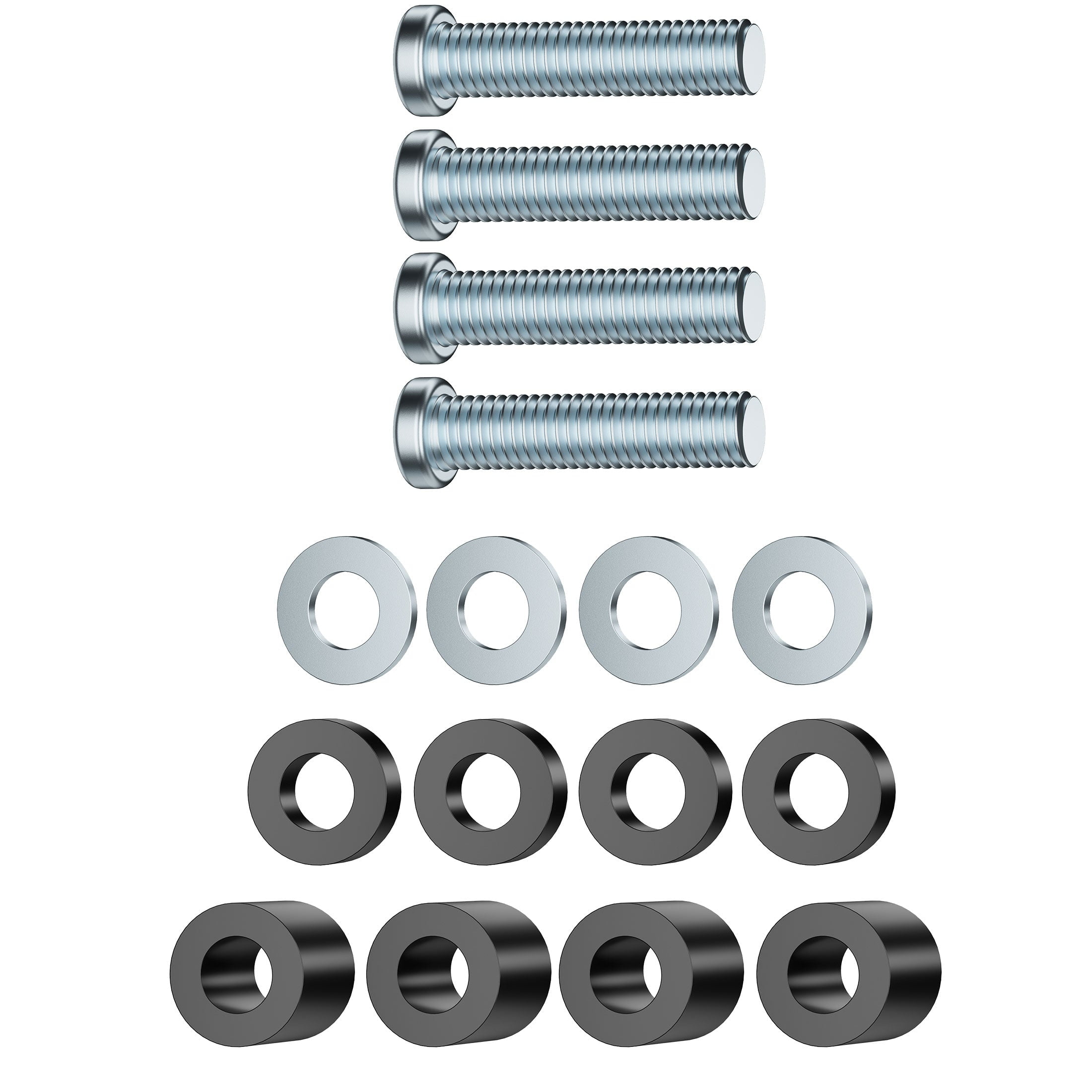 M8 TV Mounting Hardware Kit – Universal Screws, Washers & Spacers for ...