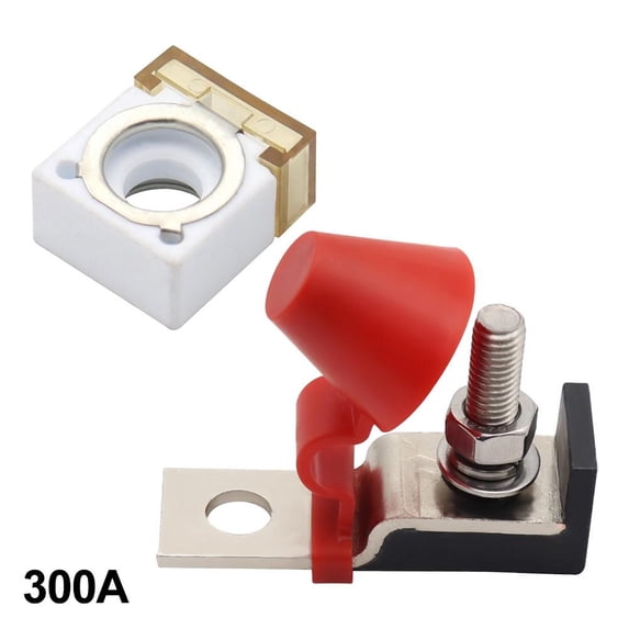 M8 Terminal Mount Fuse Block Kit 300A 58V Fuse Marine Battery For Boat ...