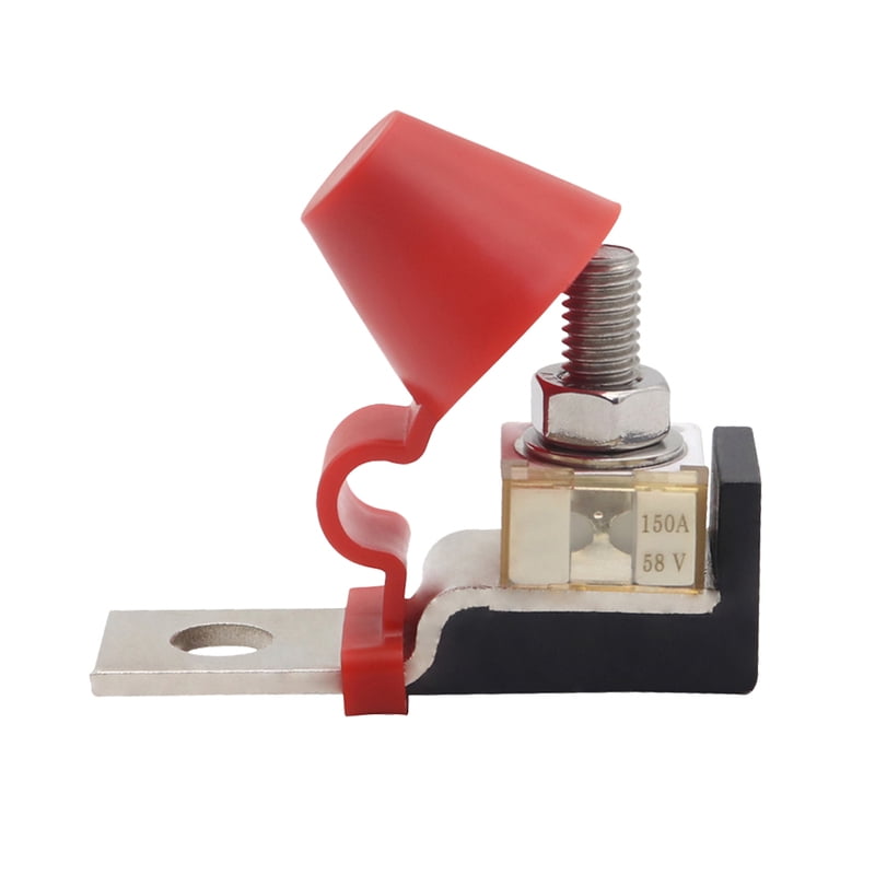 M8 Terminal Mount with 58V Ring Fuse Marine Battery Terminal Holder ...