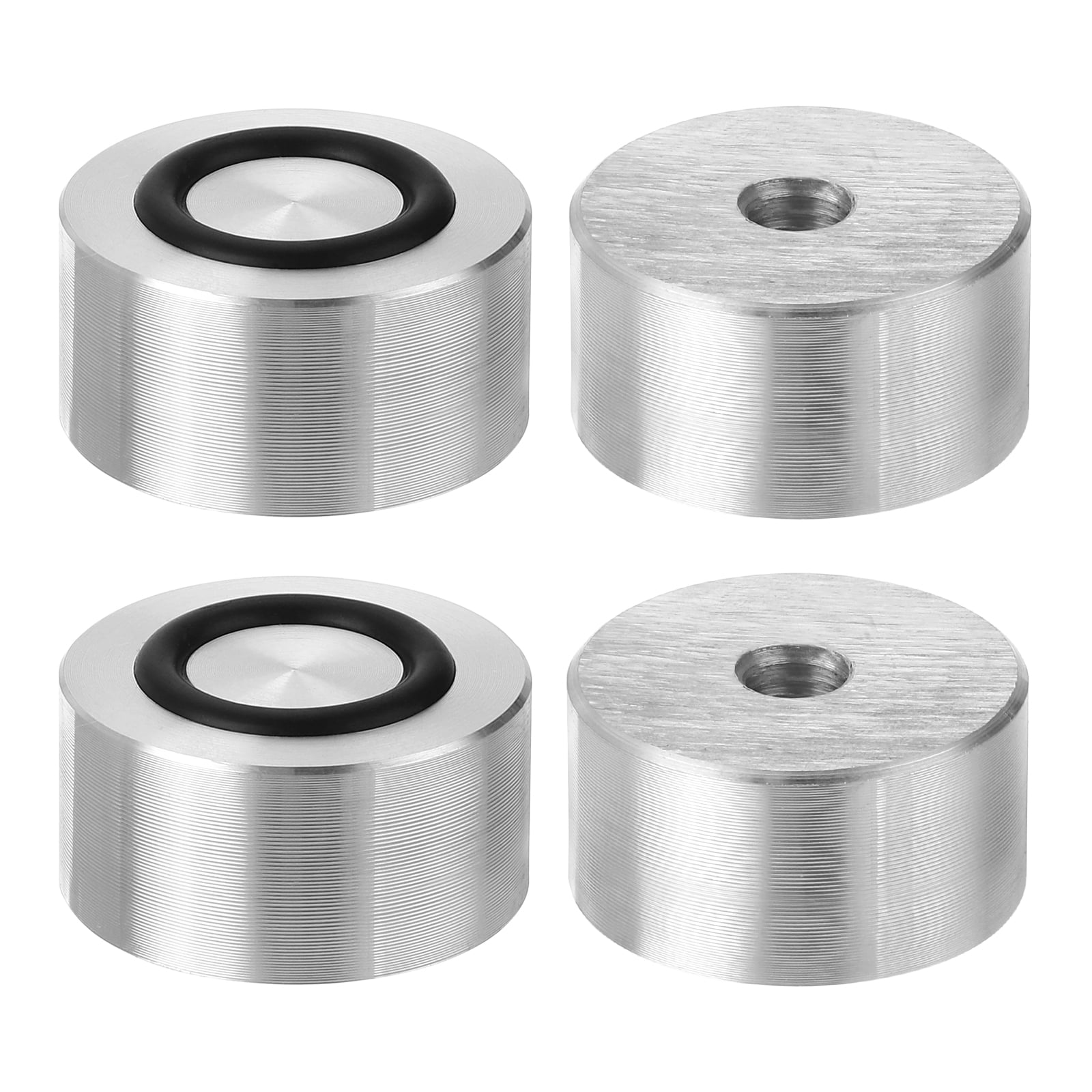 M8 Thread 30mm Diameter 15mm Thick Round Shape Aluminum Disc 4pack for ...