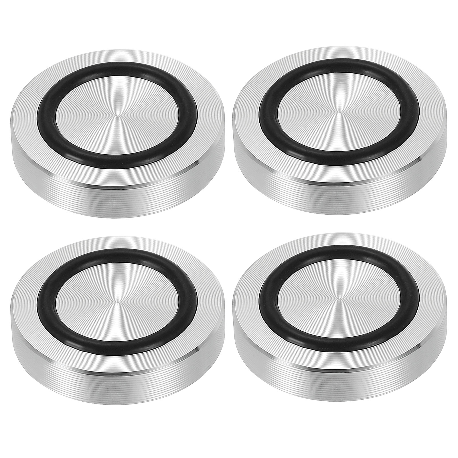 M8 Thread 40mm / 1.6" Dia 8mm Thick Aluminum Circle Disc Glass Top ...