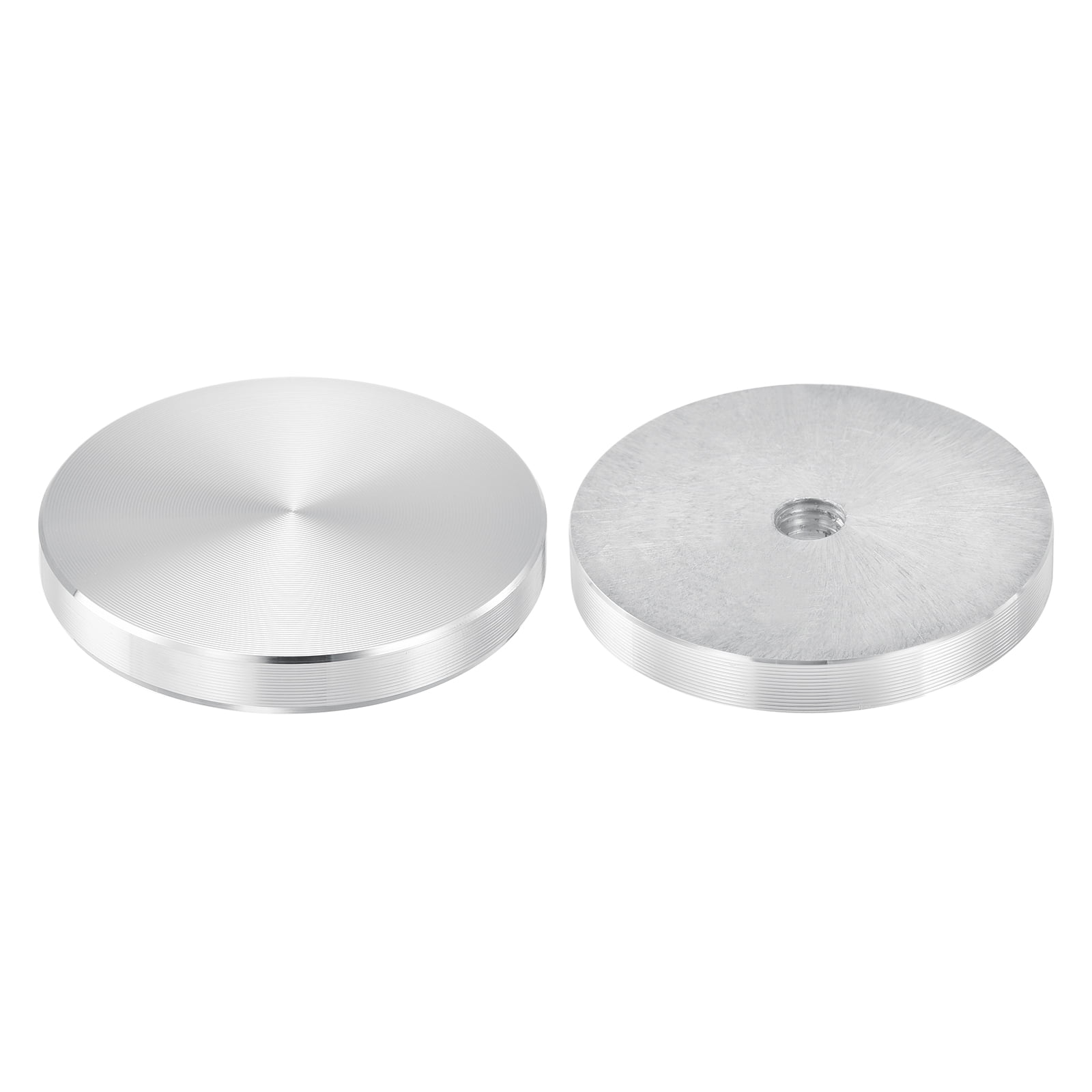 M8 Thread 50mm Diameter Round Shape Aluminum Disc Hardware 2pack ...