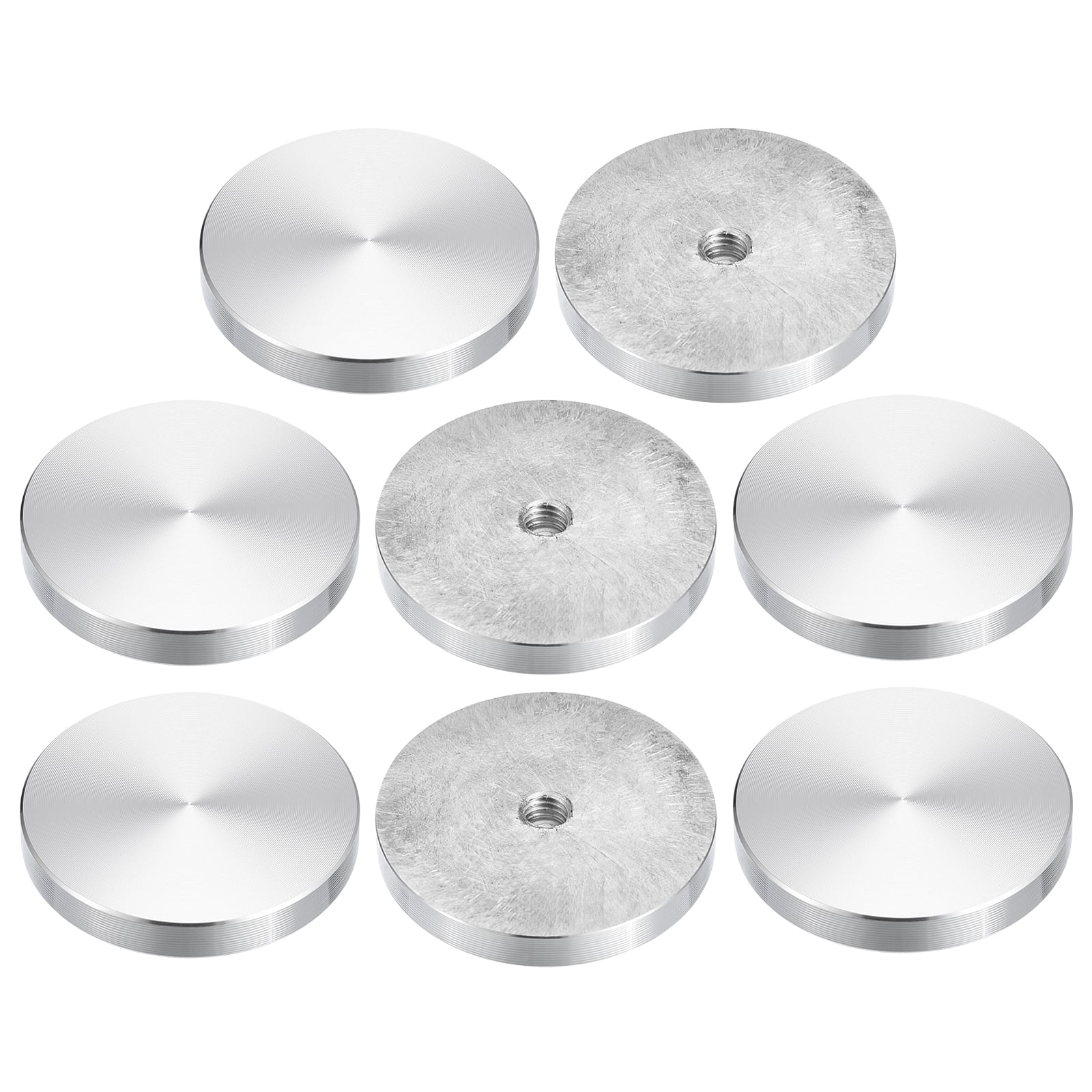 M8 Thread 50mm Diameter Round Shape Aluminum Disc Hardware 8pack ...