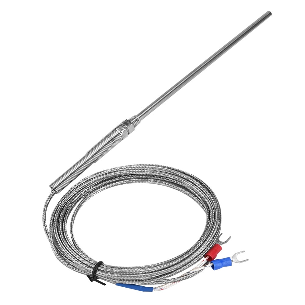 M8 Thread Type K Thermocouple 150mm Probe Temperature Sensor Wire 0-400 ...