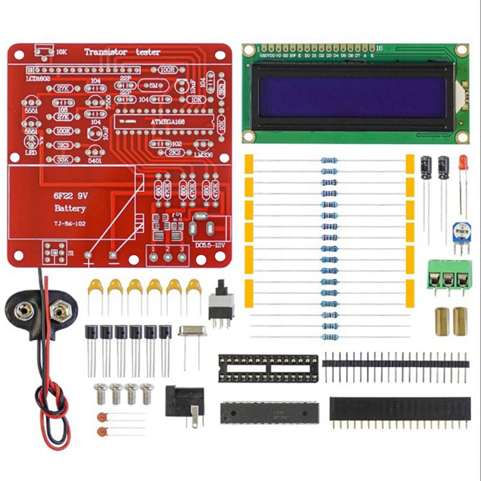 M8 Transistor Tester Multimeter Resistance Capacitance Triode ...