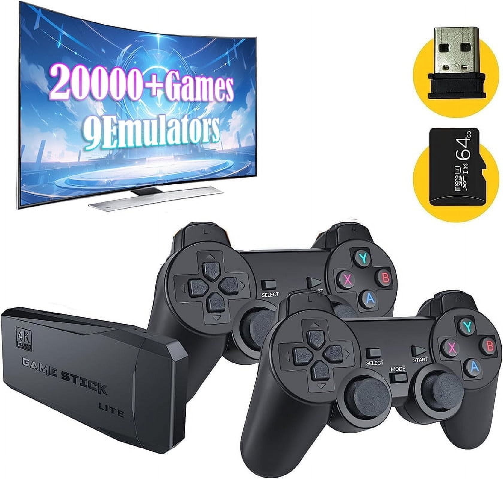 M8 Wireless Play Stick, 4K Output Mini Arcade Retro Video Play Box ...