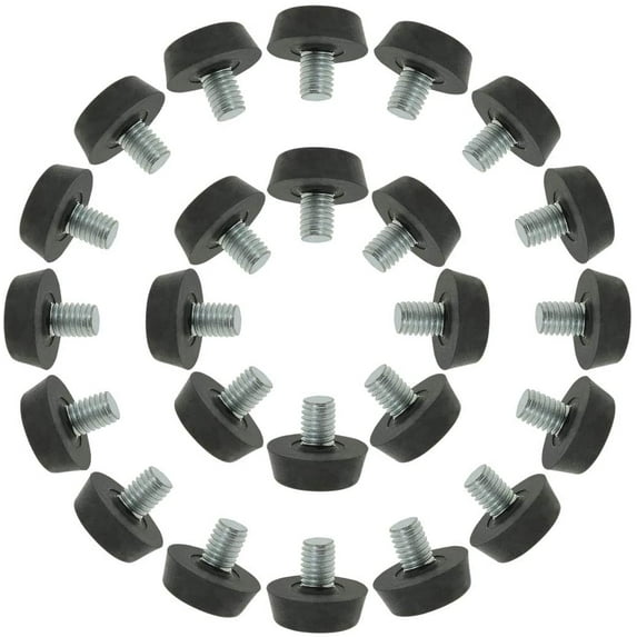 M8 x 10 x 22mm Furniture Glide Leveling Feet Adjustable Leveler Floor ...