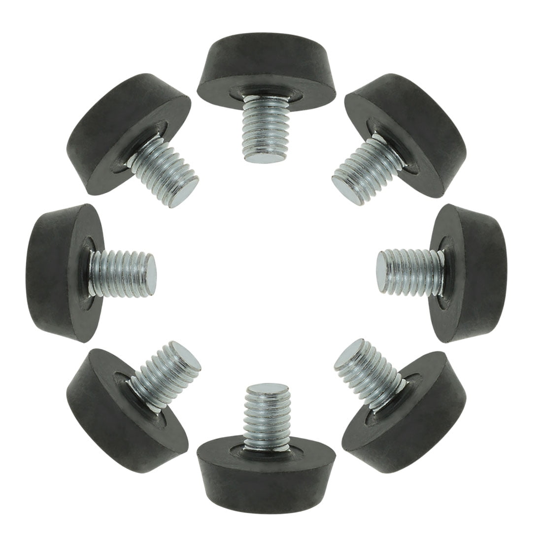 M8 x 10 x 22mm Furniture Glide Leveling Feet for Table Desk Cabinet Leg ...