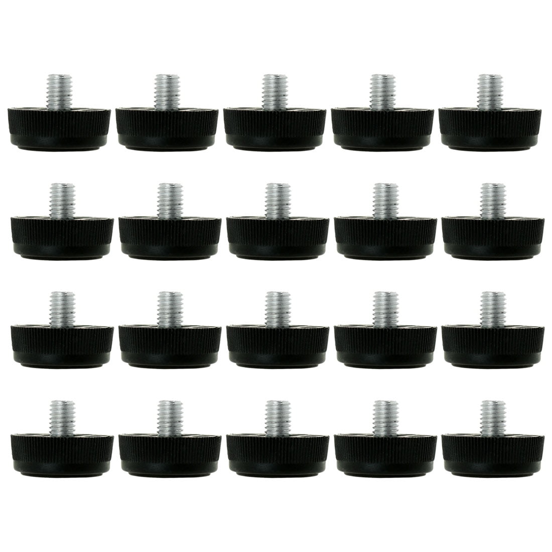 M8 x 10 x 30mm Furniture Leveling Feet Thread Rod Adjuster for Table ...