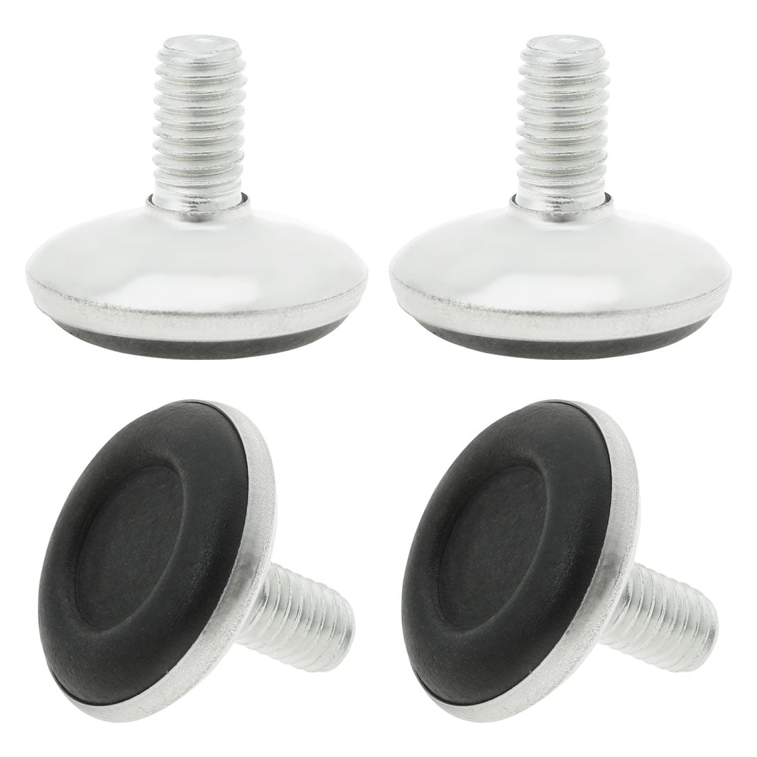 M8 x 15 x 30mm Leveling Feet Adjustable Leveler for Hotel Cabinet Sofa ...