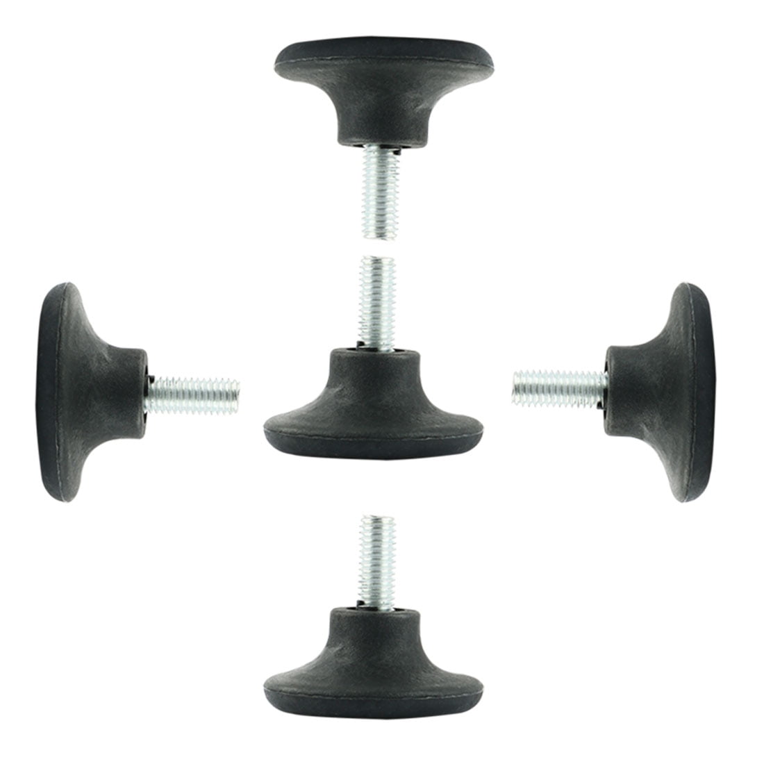 M8 x 15mm Thread Adjustable Furniture Cabinet Screw On Leveling Glide ...