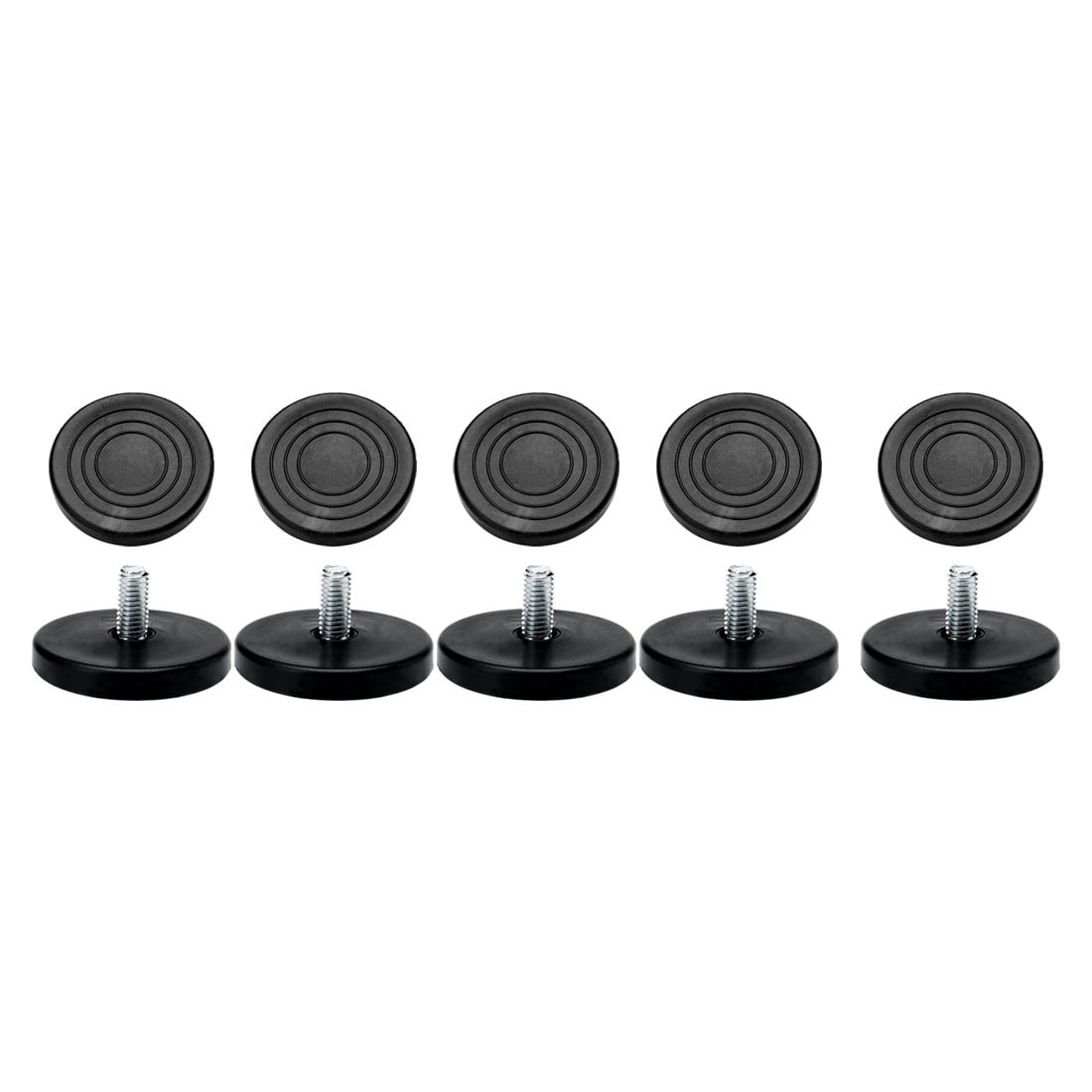 M8 x 17 x 50mm Leveling Feet Adjustable Leveler Cover for Machine Leg ...