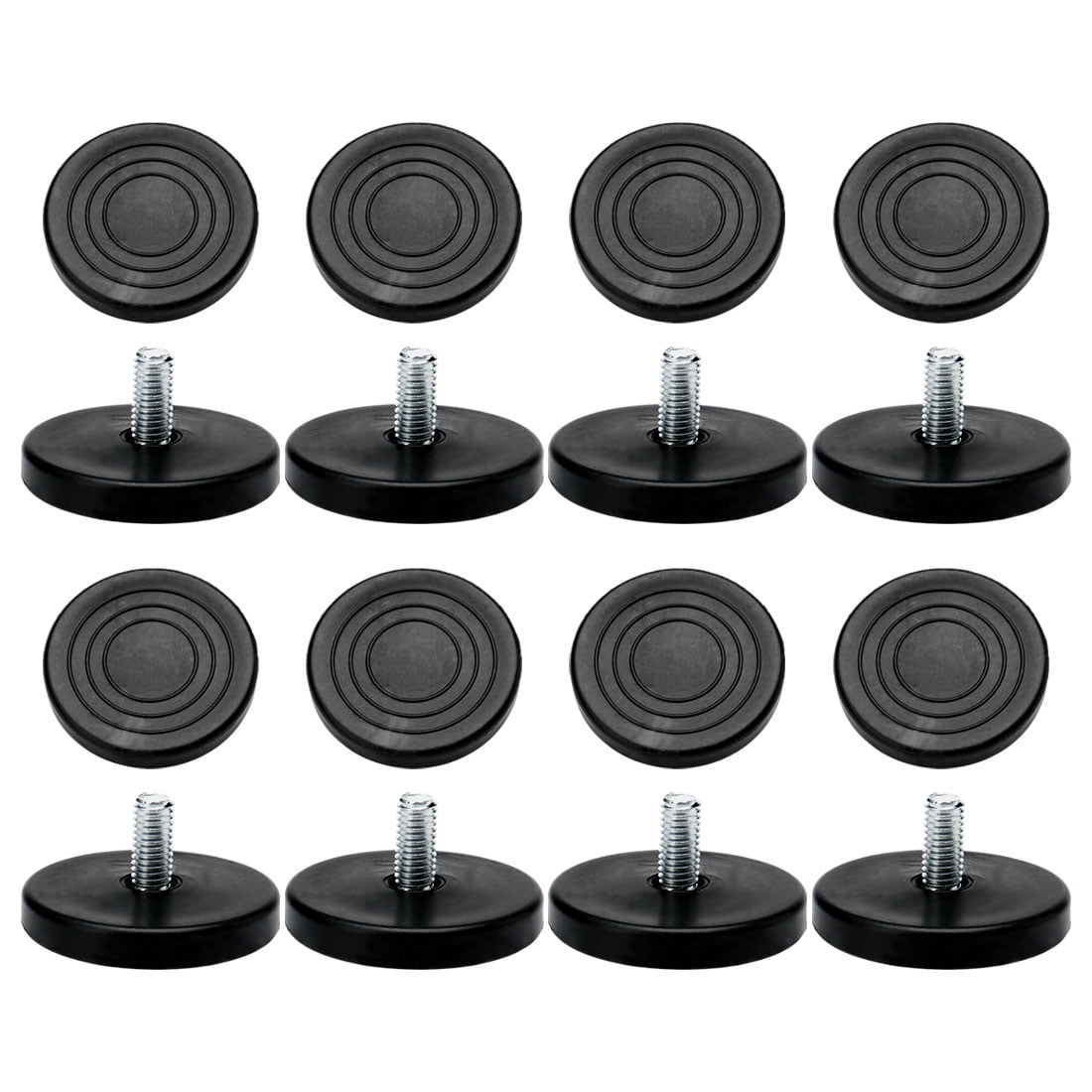 M8 x 17 x 50mm Leveling Feet Adjustable Leveler Cover for Machine Leg ...